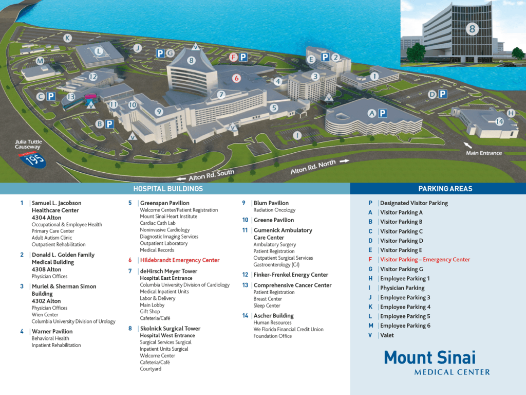 Campus Map - Mount Sinai Medical Center